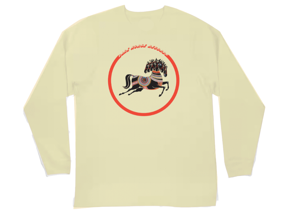 Vintage Dark Horse Records Logo Yellow Long Sleeve Shirt