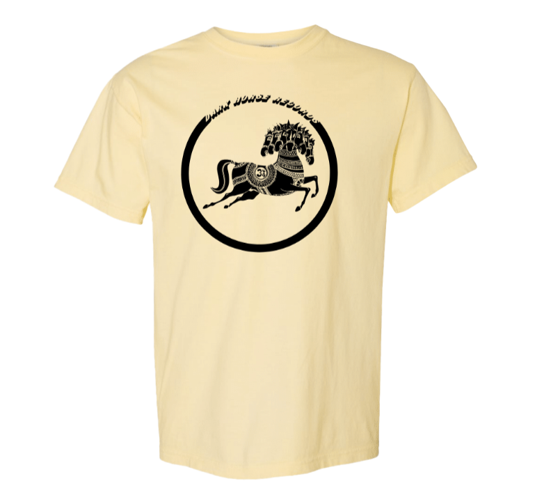 Vintage Dark Horse Records Logo Yellow T-Shirt